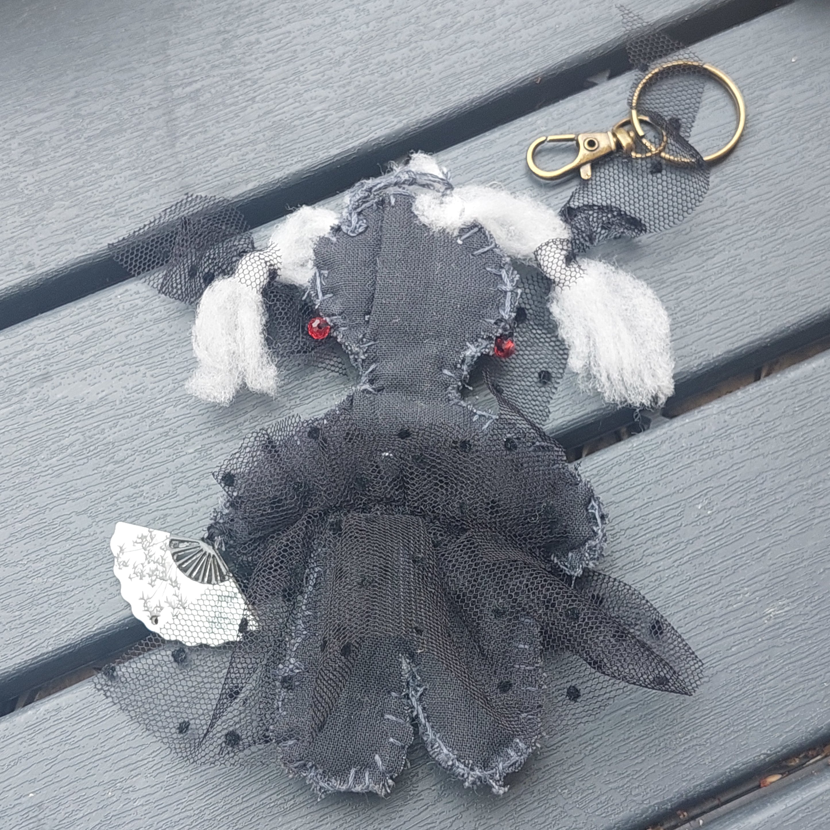 Gothic Voodoo Doll Keychain | Handmade Couple Gift – Angelenade