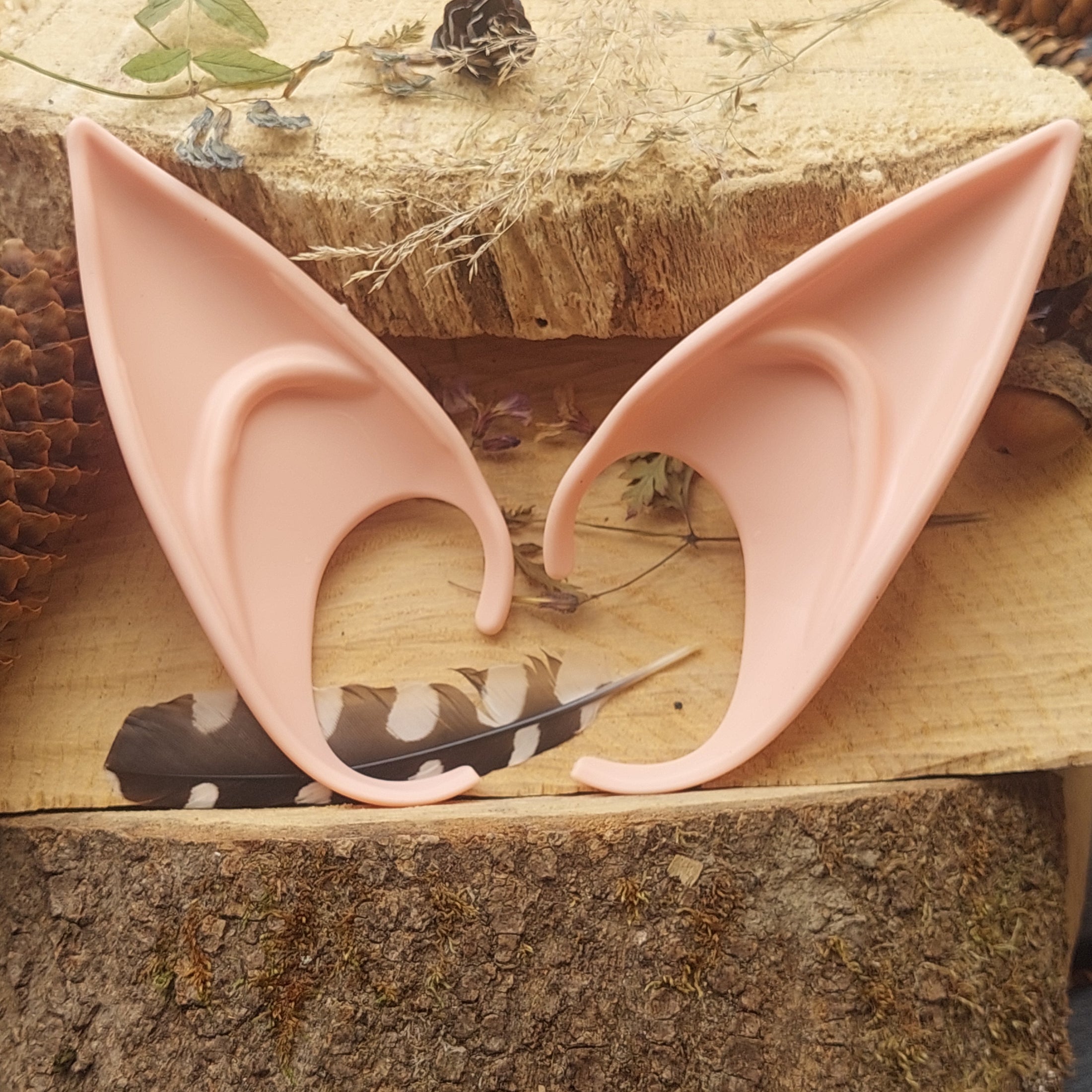 Silicone Elf Ears with Piercing or Without - Soft Pixie Ears Cosplay ...